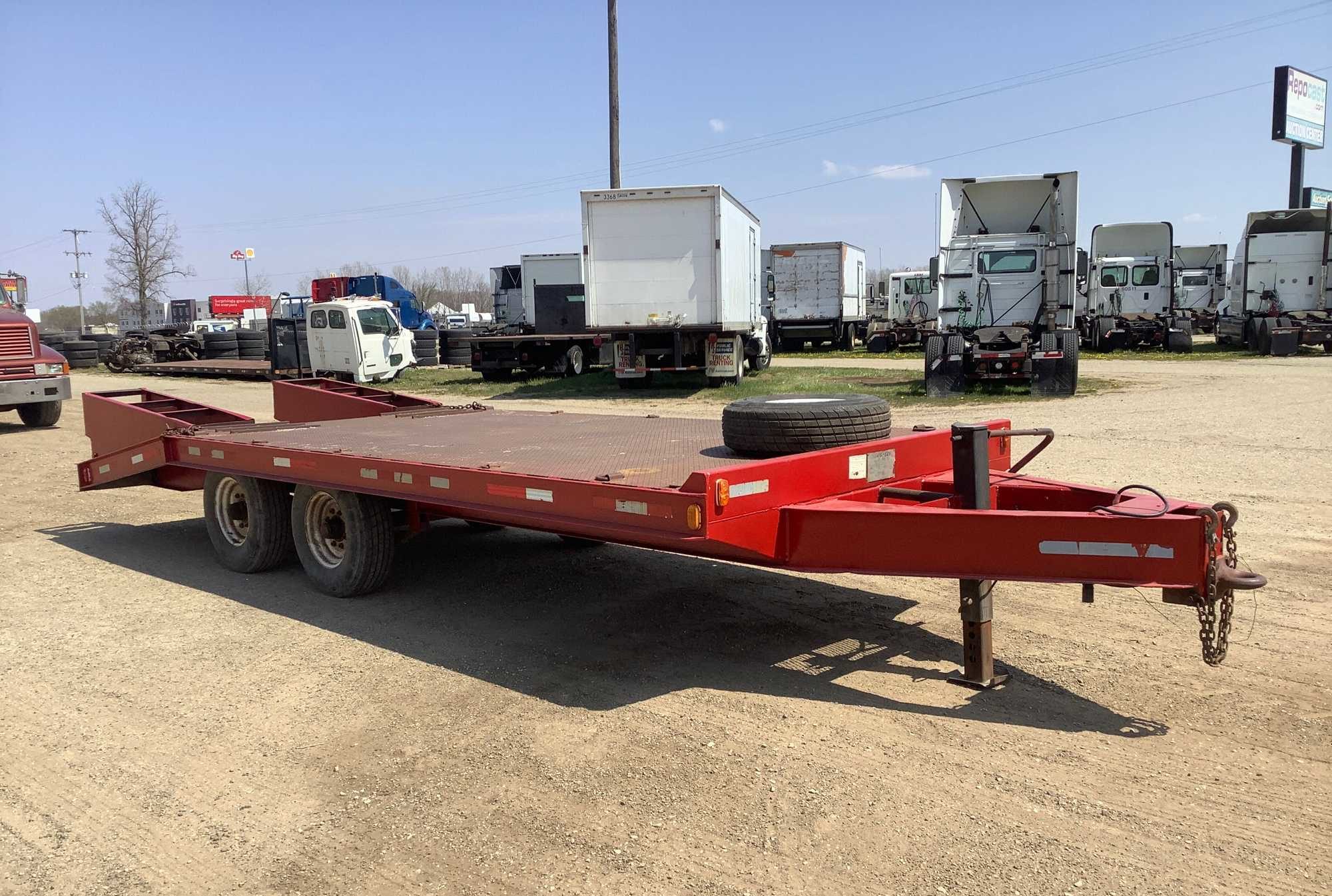 1987 Dakota Trail-Eze 20’ Tandem Axle Deckover Trailer - Repo Finder