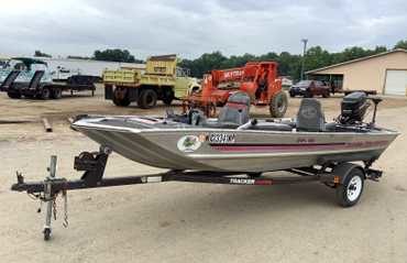 1989 Bass Tracker PF-16 Aluminum Fishing Boat - Repo Finder