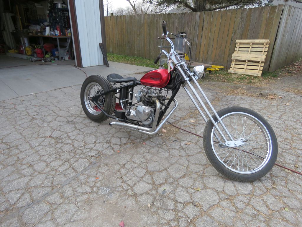 1966 Triumph 500 Chopper Motorcycle - Repo Finder