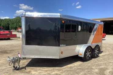 2015 R & R Custom Aluminum Enclosed Low Profile Motorcycle Hauler ...